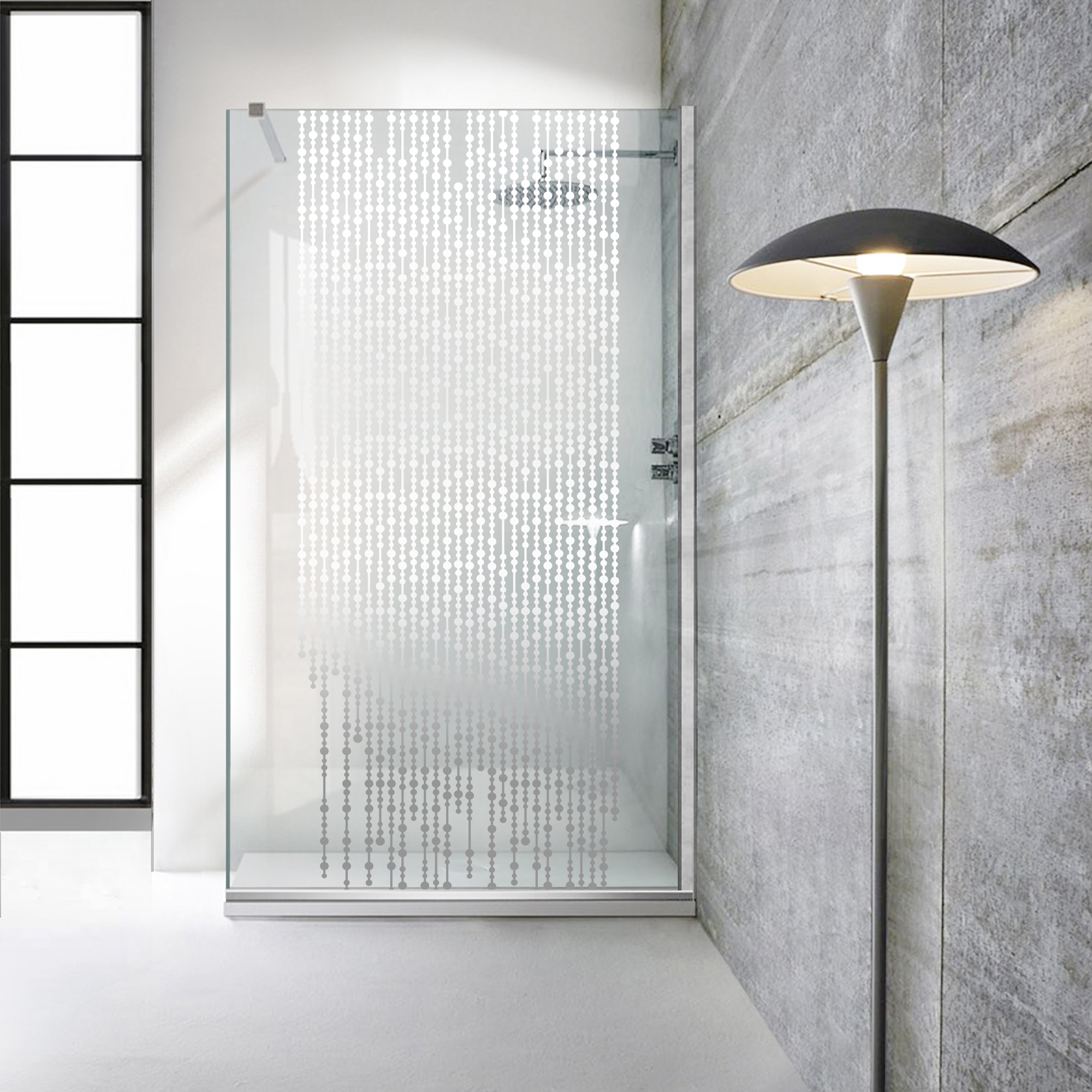 Paravan dus walk-in Aqua Roy ® INOX, Rain incolor, sticla 8 mm clara ...