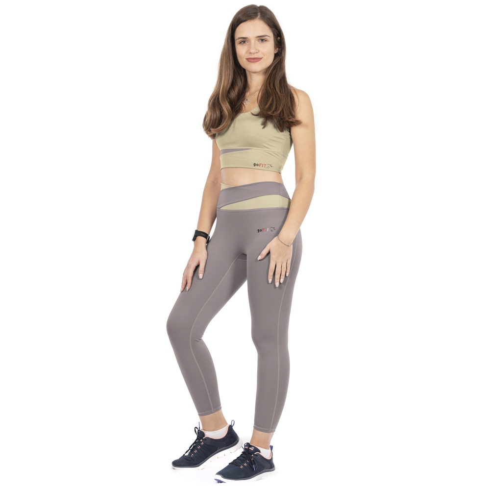 Bustiera Fitness pentru femei GoFit Attitude, verde, XS - eMAG.ro