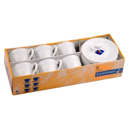 Set 6 ceasti cafea/ceai din Opal 220ml Luminarc - eMAG.ro