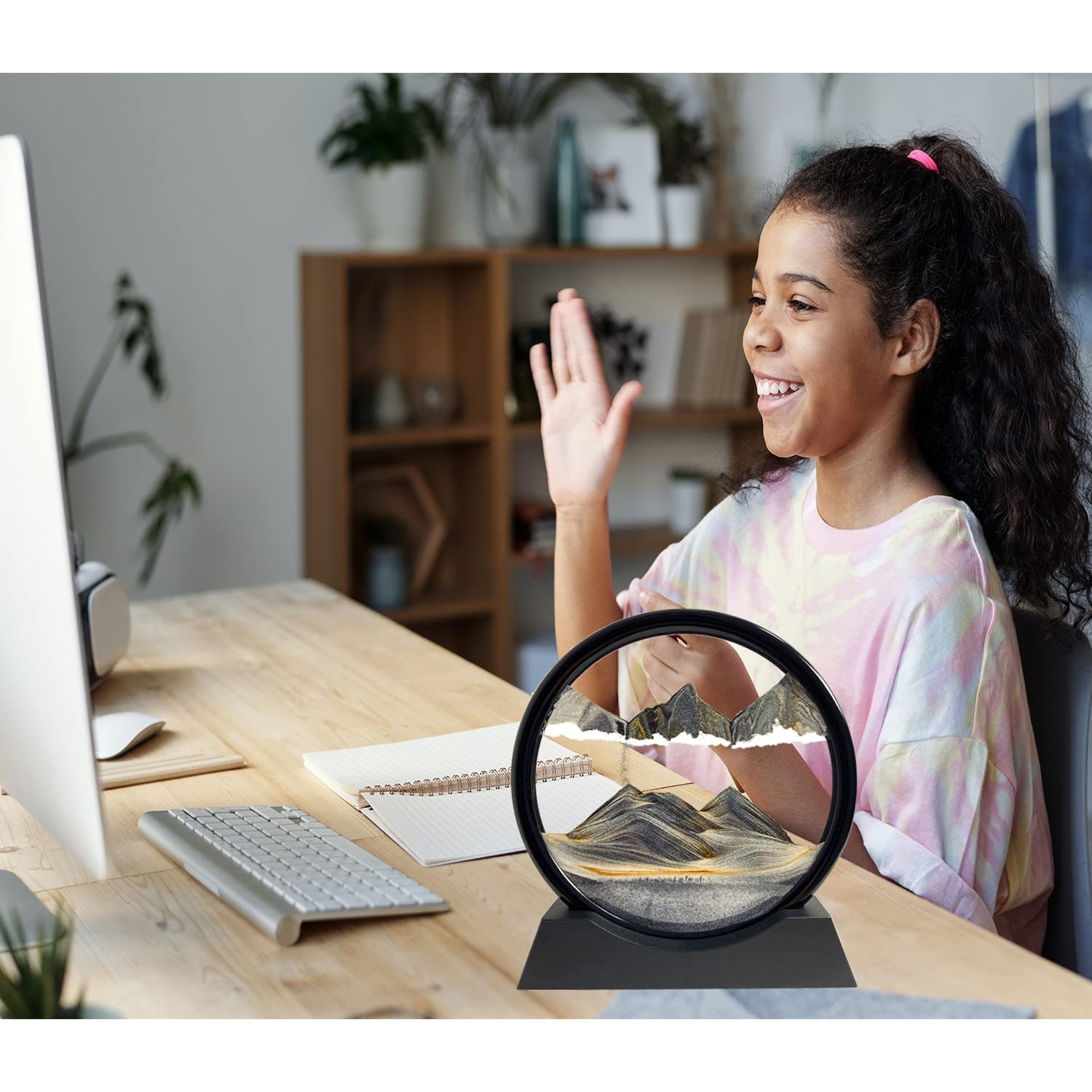 Obiect decorativ pentru birou, LaiXiaoBei, 3D, 7inch, Negru/Gri - eMAG.ro