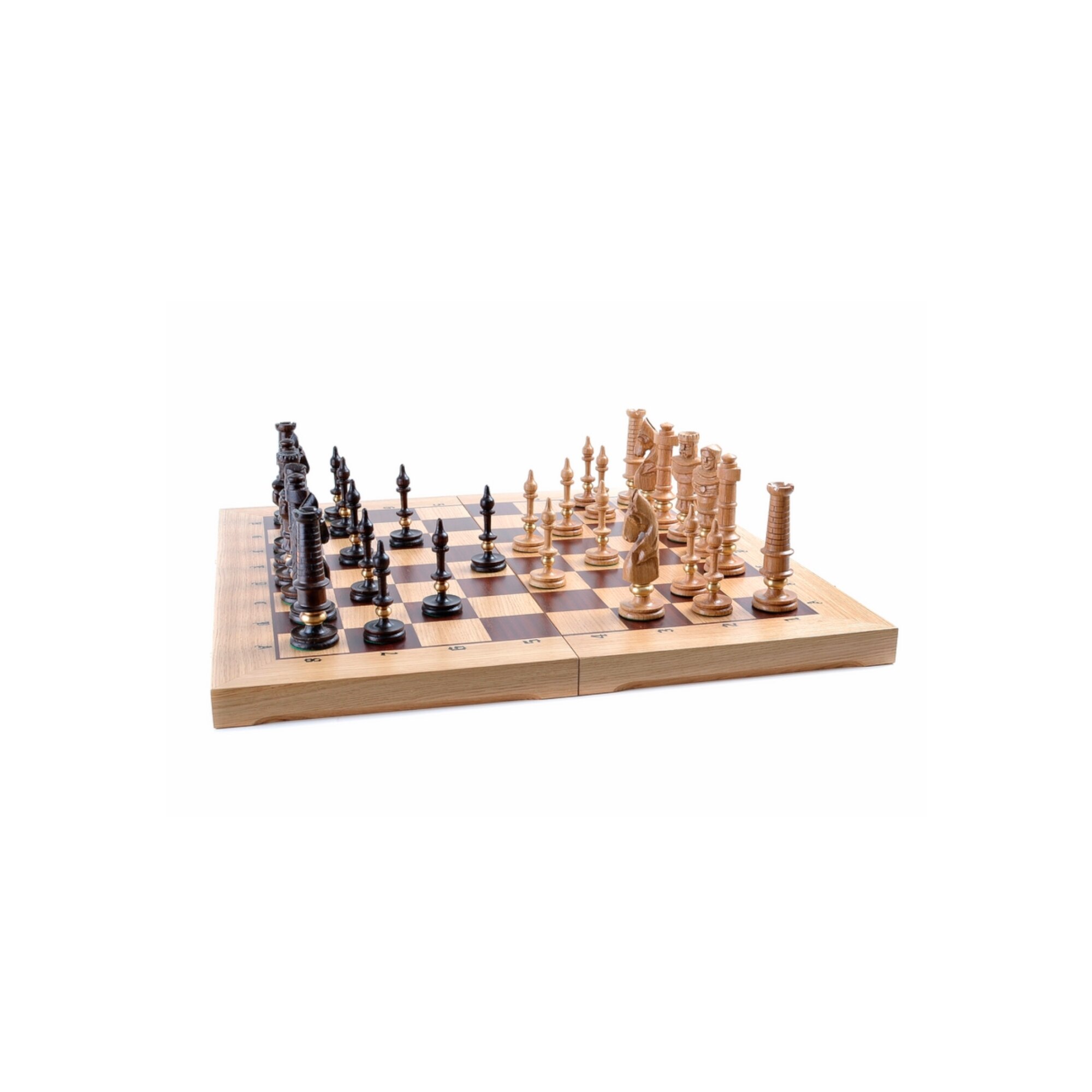 Sah, Lemn, 650 x 650 x 40 mm, Maro - eMAG.ro