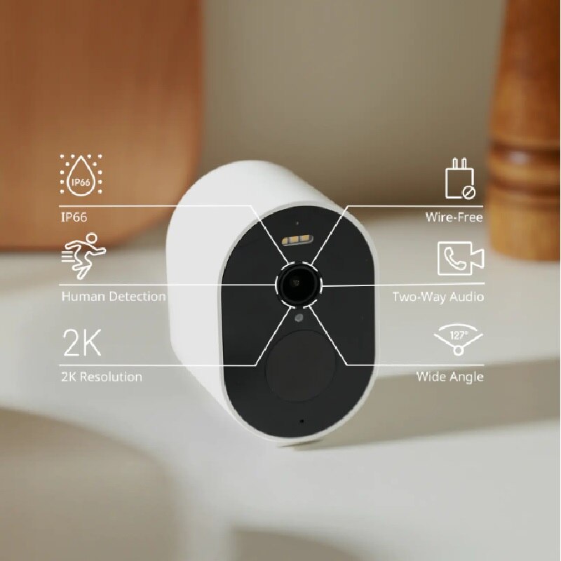 Camera de supraveghere IP WiFi Blurams A11C pentru exterior cu panou ...