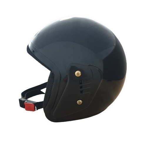 Casca scuter, open face parasolar detasabil, negru lucios, marimea M ...