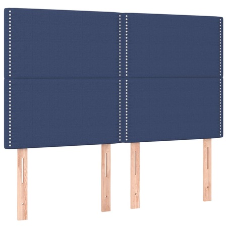 Tablii de pat vidaXL, 4 buc, albastru, 72x5x78/88 cm, textil, 8.3 kg ...