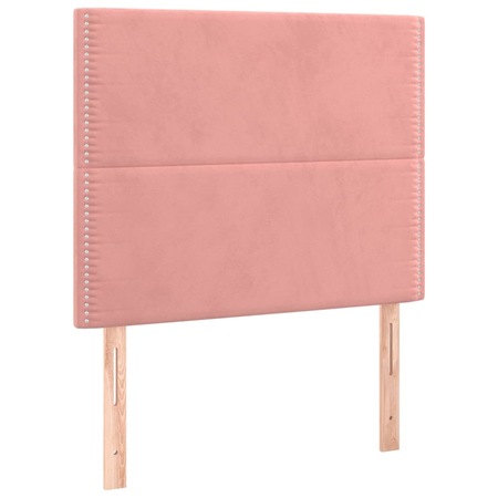 Tablii de pat vidaXL, 2 buc, roz, 80x5x78/88 cm, catifea, 8.55 kg ...