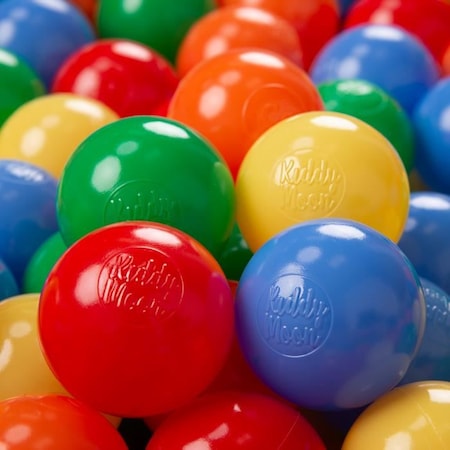 KiddyMoon Mingi de joaca din plastic moale pentru copii 100 de mingi ...