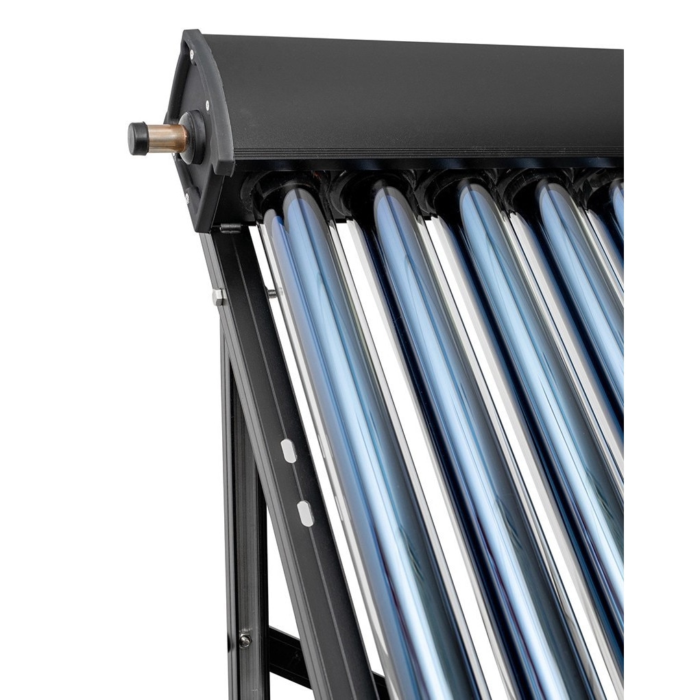 Colector solar cu 30 tuburi vidate echipate cu heat-pipe, control ...