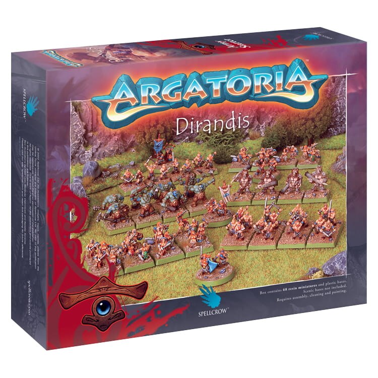 Set de figurine Dirandis Army Starter, Argatoria, Spellcrow, 68 ...