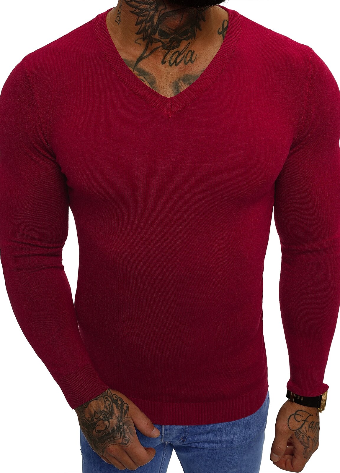 Pulover barbati bordo OZONEE NB/MMB601/7 L - eMAG.ro