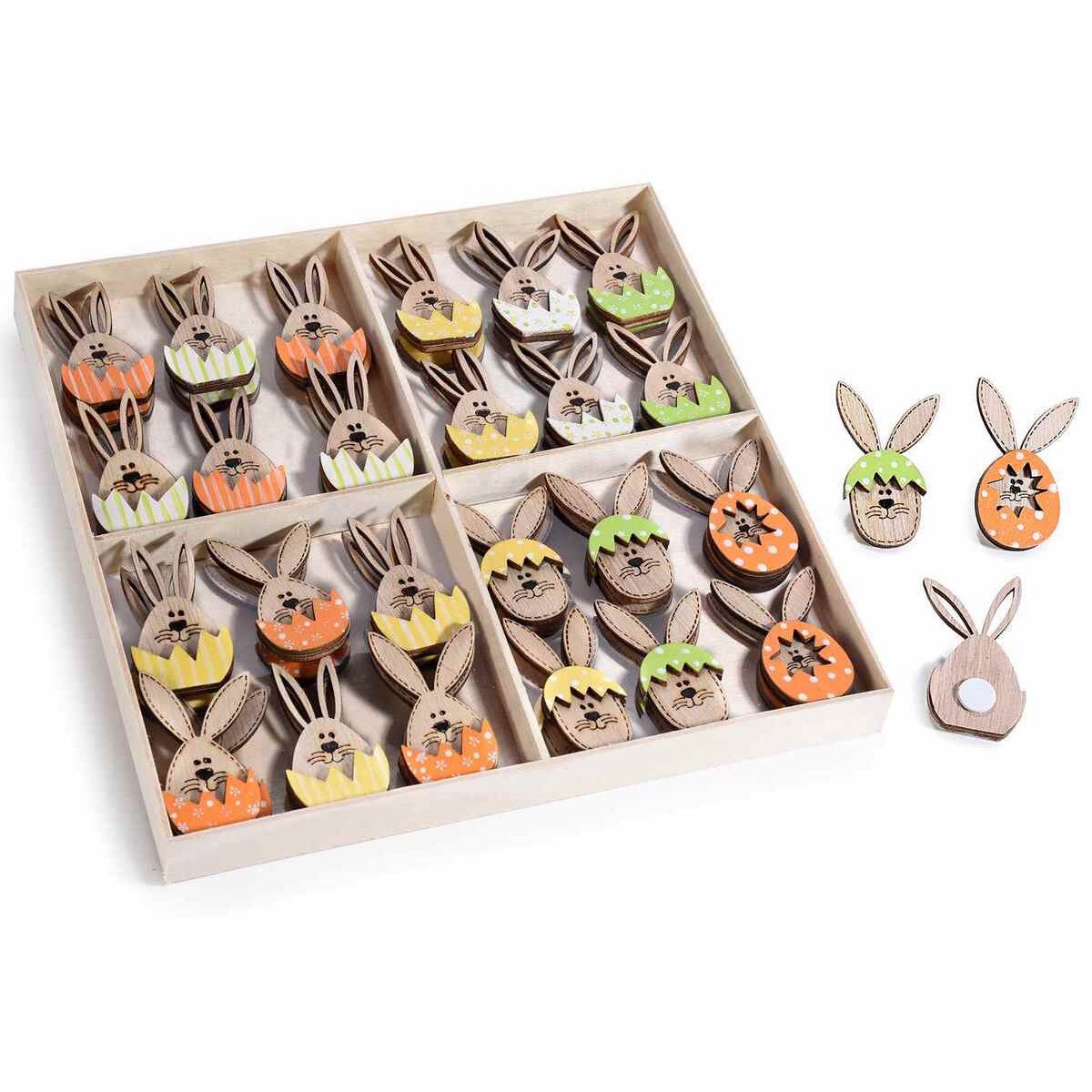 Комплект от 80 декорации с лепило Bunny Rabbit 2.5x5 cm - eMAG.bg