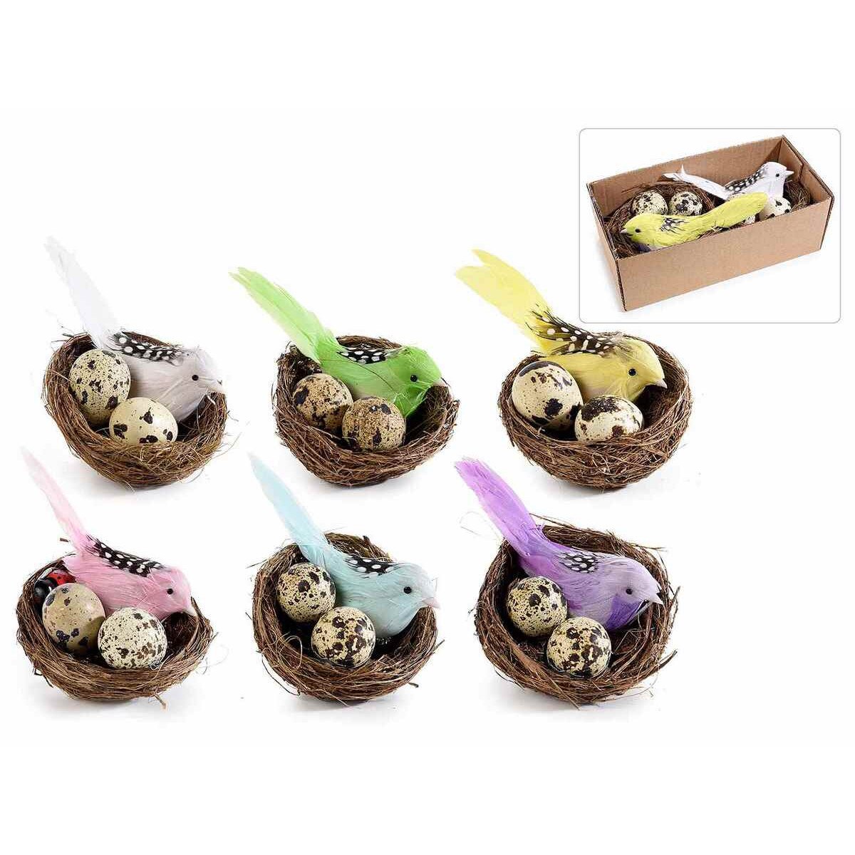 Set 6 Pasari decorative 7.5x5 cm - eMAG.ro