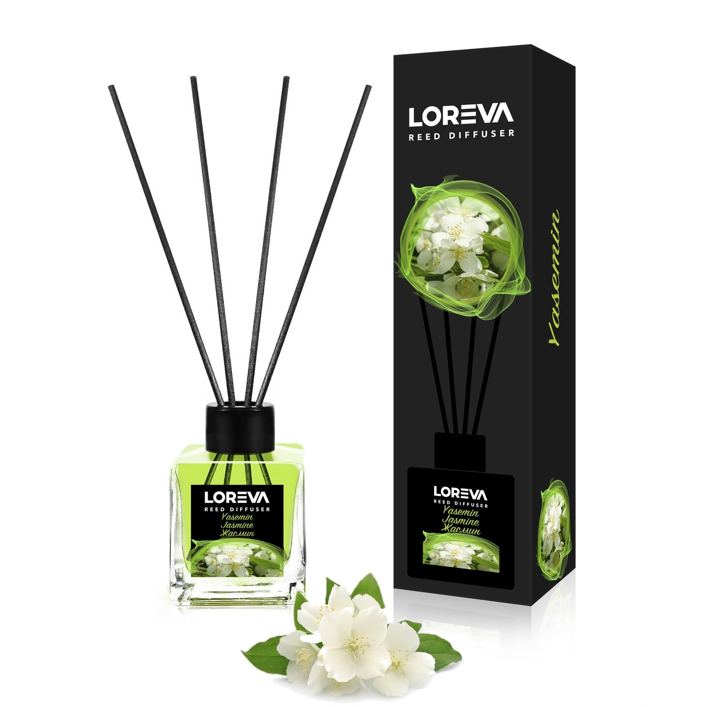 Odorizant De Camera Cu Betisoare Iasomie, Loreva, 100 ml - eMAG.ro