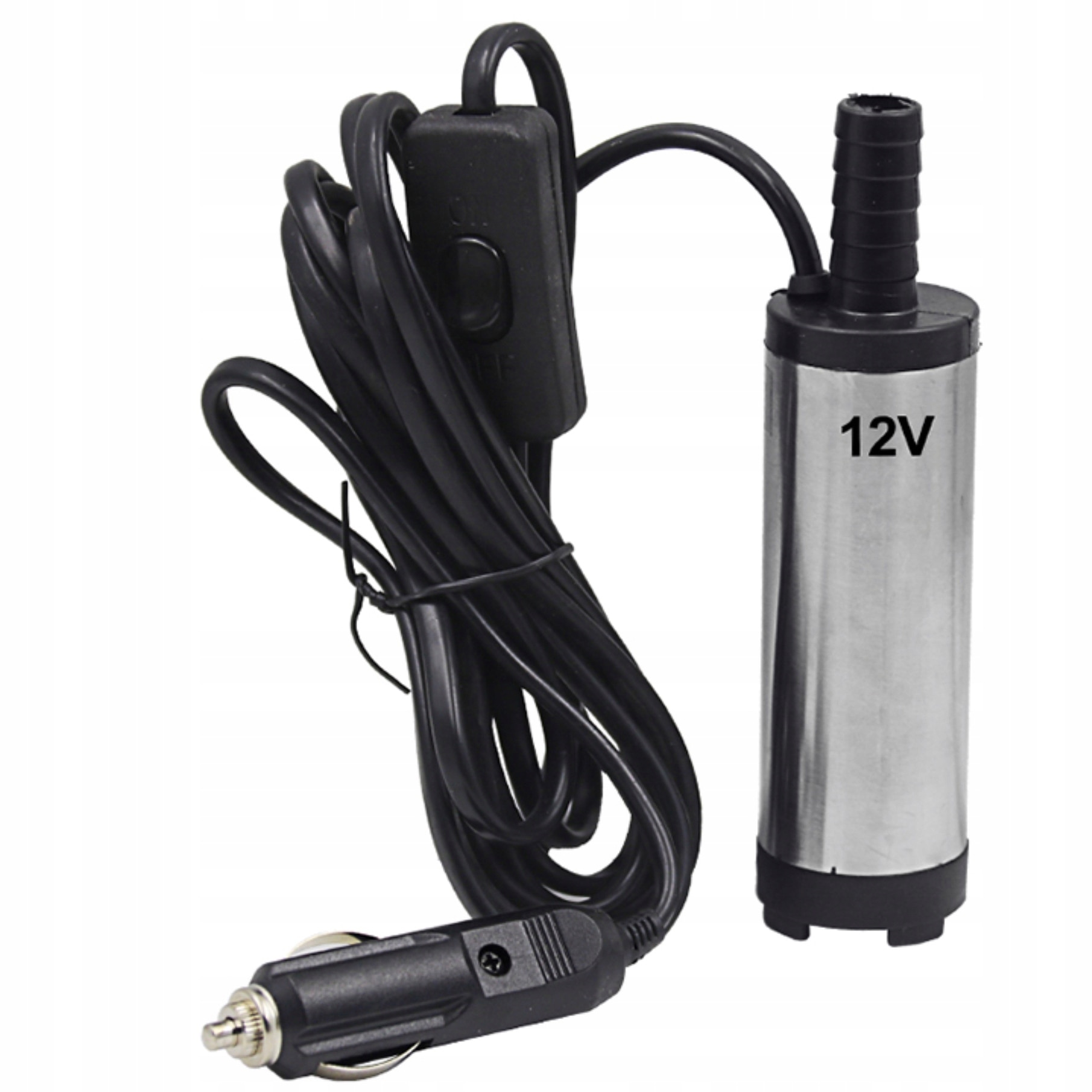 Pompa de combustibil pentru priza de bricheta, Rosfix, Inox,12V ...