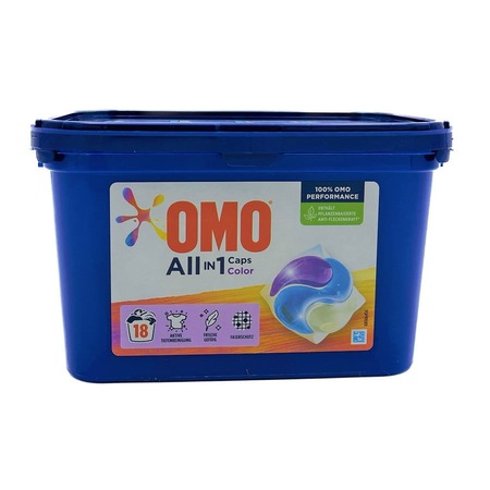 Unilever капсули за пране, OMO, 18 бр - eMAG.bg