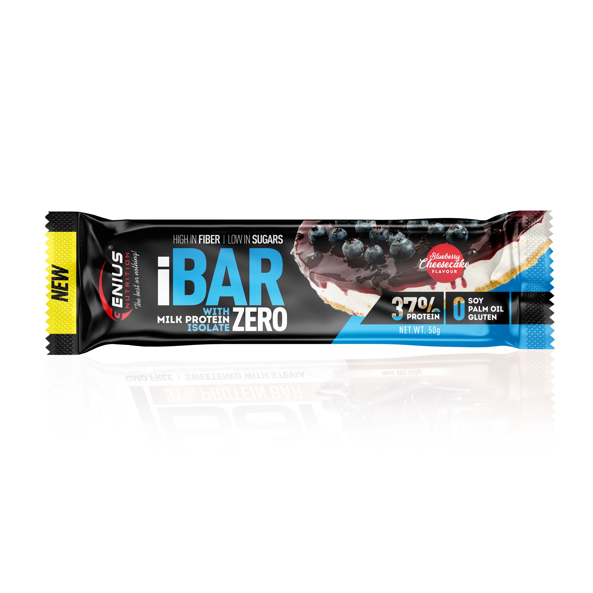 Cutie 16 Batoane Proteice Genius Nutrition Ibar Zero Cu Aroma De