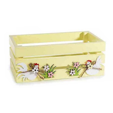 Cos din lemn galben model Gaini 18x11x7 cm - eMAG.ro