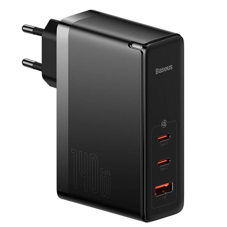 Incarcator de retea Baseus GaN5 Pro, 2 porturi USB C si 1 port USB ...