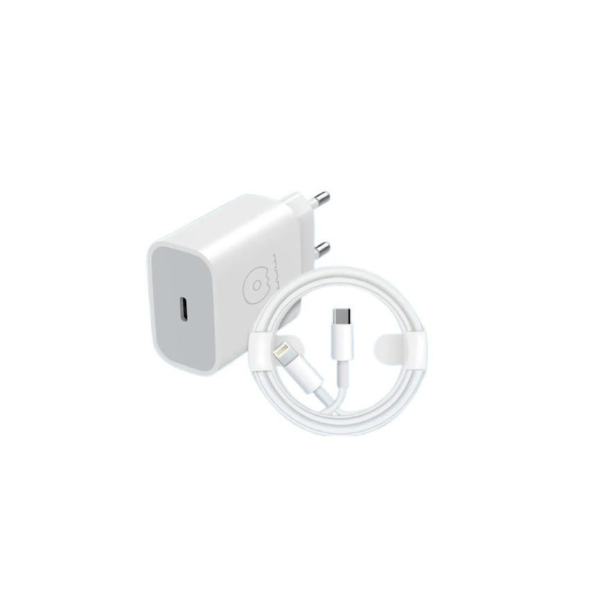 Incarcator USB-C 20W cu cablu inclus USB-C la mufa Lightning pentru ...