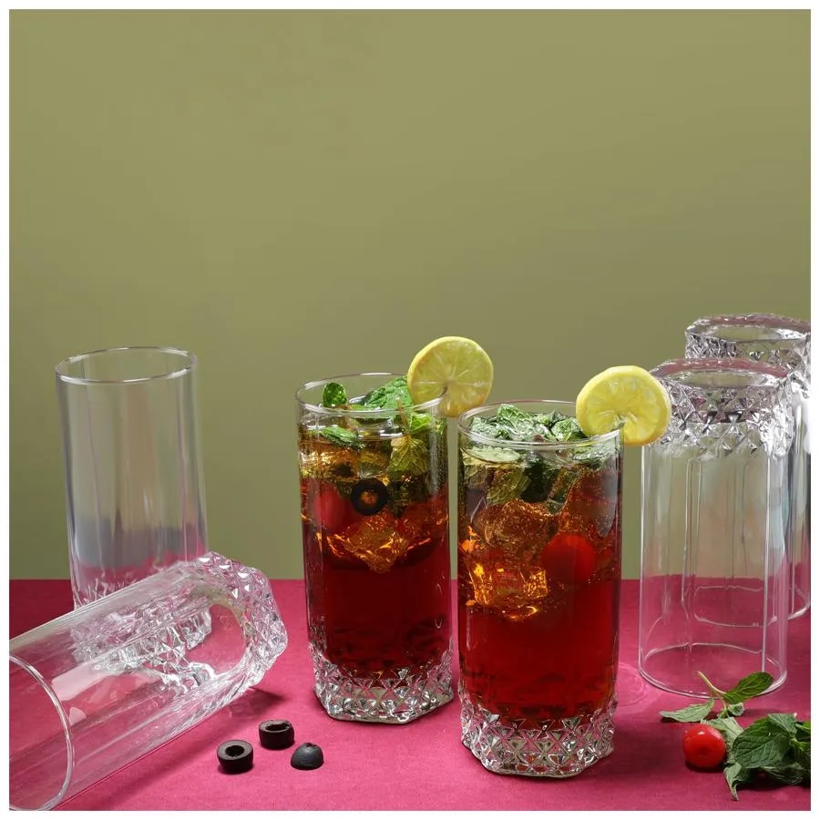 Set 6 pahare IS0724, 440 ml, Sticla, Transparent - eMAG.ro