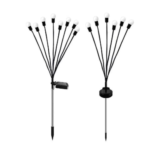 Set 2 lampi pentru gradina cu incarcare solara, waterproof, autonomie ...