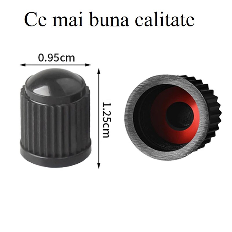 Set 10 bucati de capace pentru roti cu garnitura interioara rezistente ...