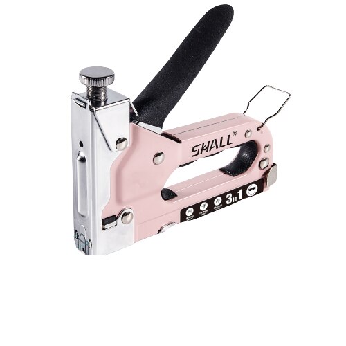 Capsator tapiterie 3in1, Shall, 12/14mm, Metalic, Roz - eMAG.ro