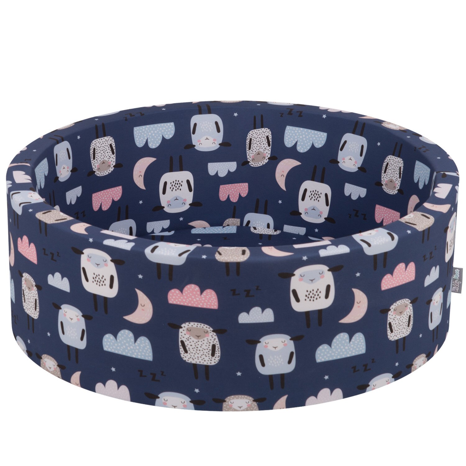 Medence labda nélkül, KiddyMoon, Hab/Polietilén, 90x30cm, 1-2 év ...