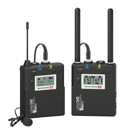 Microfon lavaliera wireless LENSGO LWM-338C - eMAG.ro