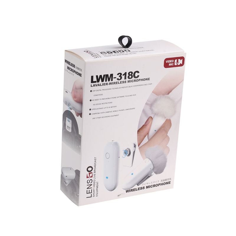 LENSGO LWM-318C безжичен петличен микрофон - eMAG.bg