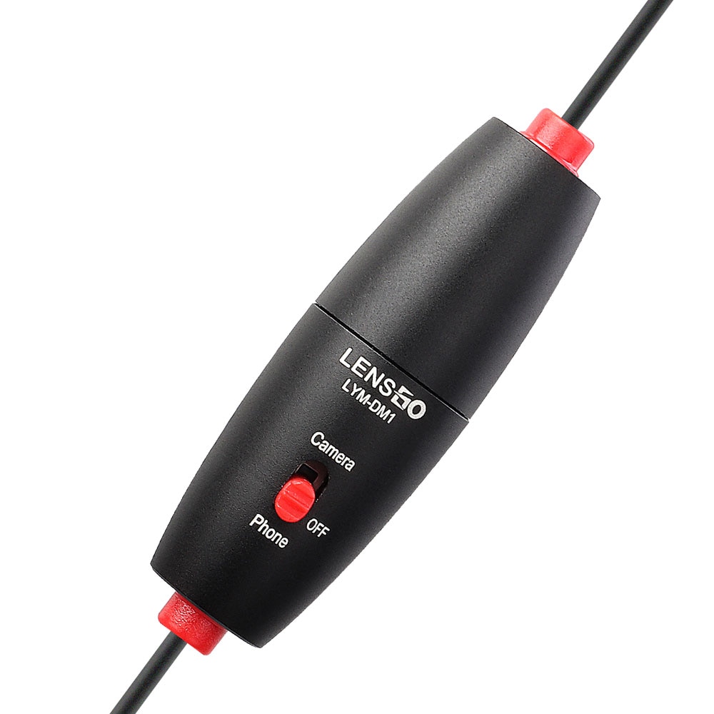 Microfon lavaliera LENSGO LYM-DM1 pentru DSLR Smartphone - eMAG.ro