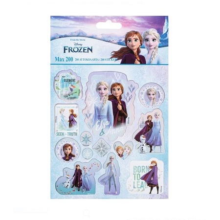 Комплект от 200 стикера Frozen II Blue - eMAG.bg