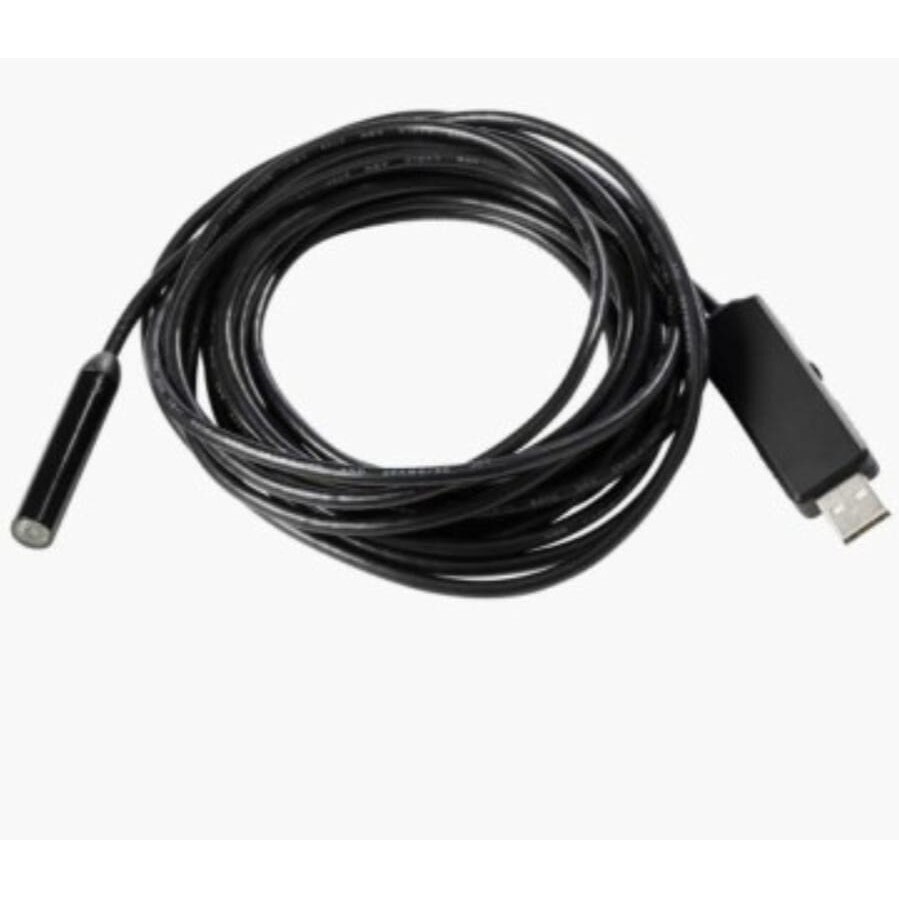 Endoscop cu cablu 10m, USB, led reglabil si focus la 4 cm, waterproof ...