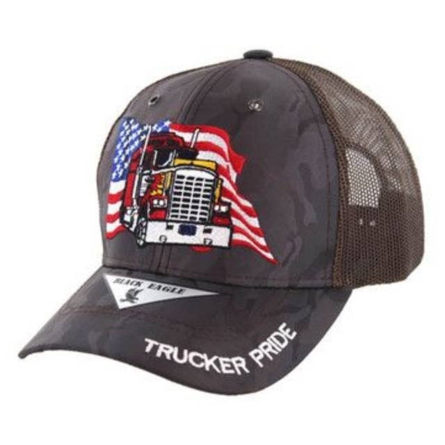 Pride Trucker sapka, férfi, 3D hímzés, barna, állítható méret - eMAG.hu