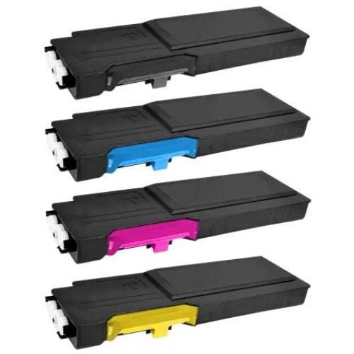 Set 4 cartuse toner Compatibile multicolor pentru Xerox Phaser 6600 ...