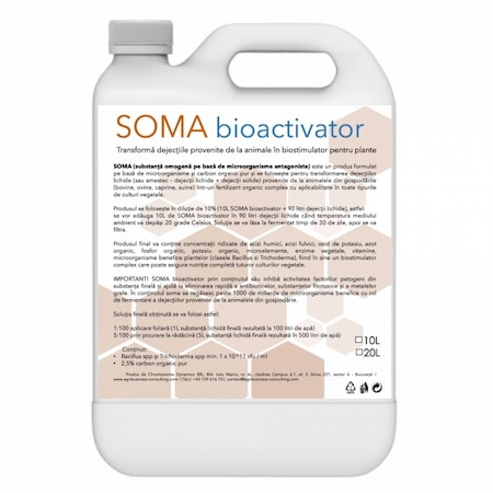 Bioactivator SOMA - Transforma dejectiile lichide provenite de la ...