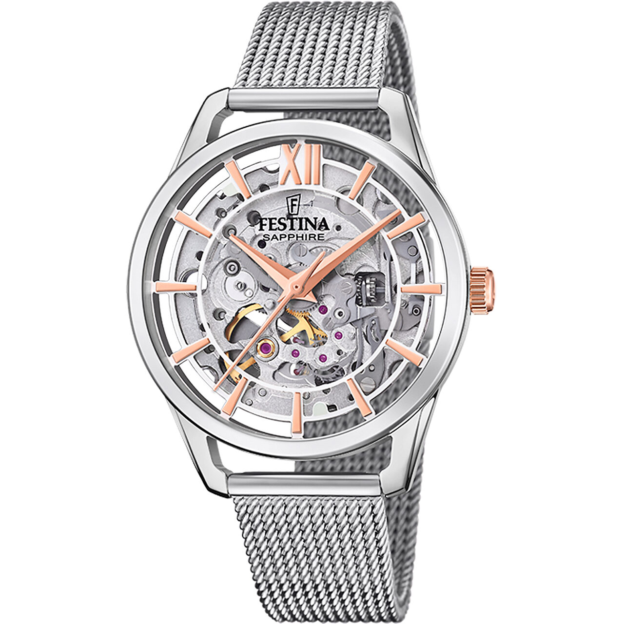 Ceas de dama Festina F20627/1, Automatic, 36mm, 3ATM - eMAG.ro