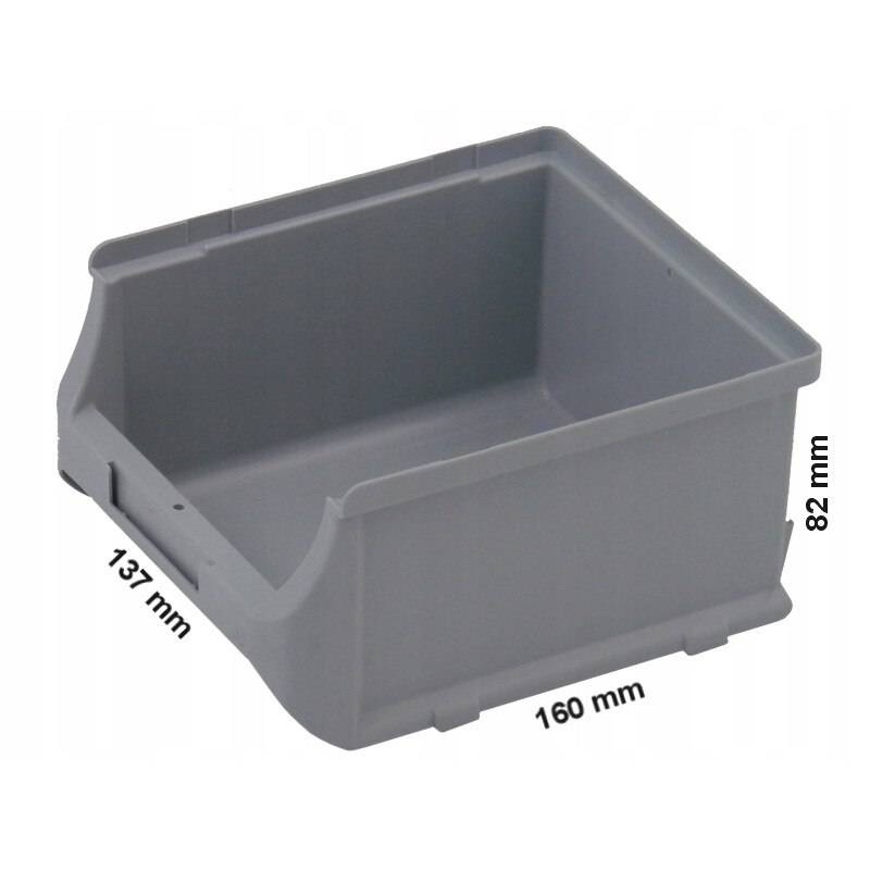 Container depozitare scule, Allit, Plastic, Gri - eMAG.ro