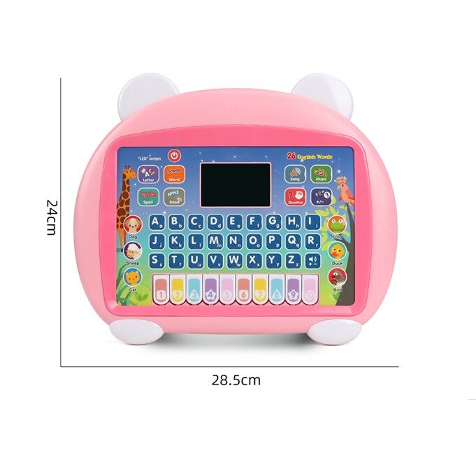 Tableta educativa in limba engleza cu display LED, roz - eMAG.ro