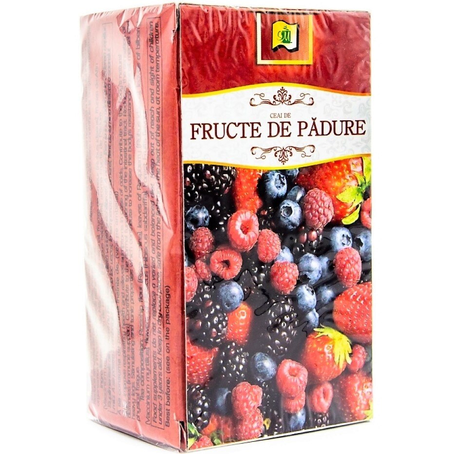 Ceai din Fructe de Padure, 20 plicuri, Stef Mar Valcea - eMAG.ro