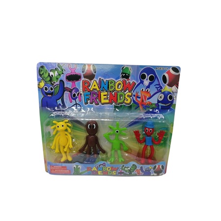 Set 4 Figurine Rainbow Friends 3, 8 cm, multicolor - eMAG.ro
