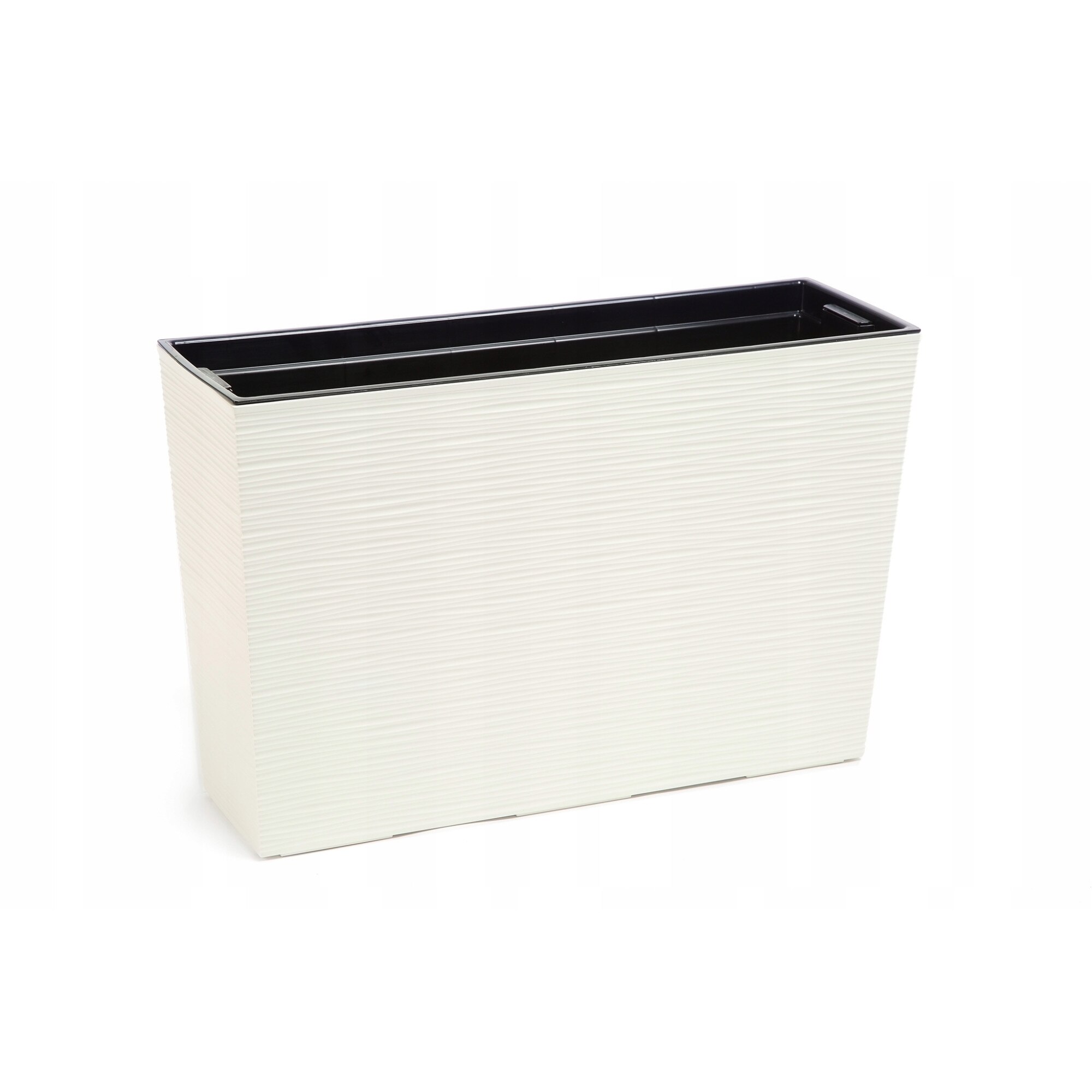 Ghiveci inalt, Lamela, Plastic, Crem - eMAG.ro