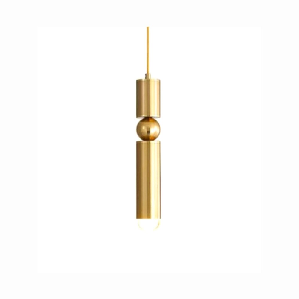 Lustra Pendul Gold, Led, 1x E27, 100H cm inaltimea reglabila - eMAG.ro