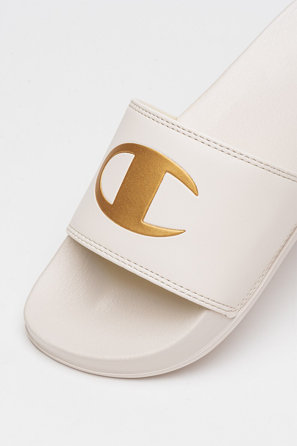 Champion, Papuci cu logo Victoria, Auriu, Alb murdar, 40 - eMAG.ro