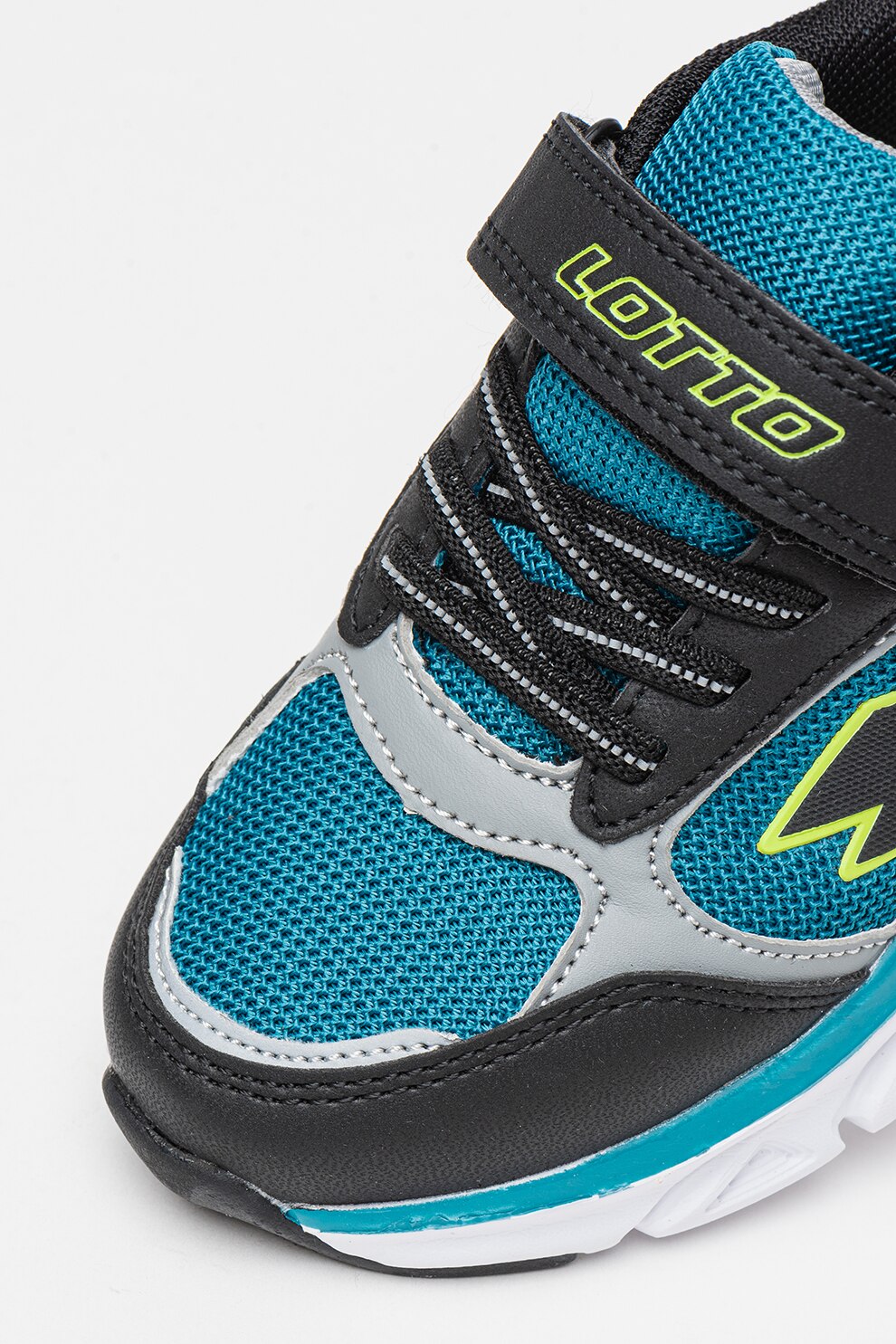 Lotto, Спортни обувки Loop с велкро, Черен, Тъмнозелен, 35 EU - eMAG.bg