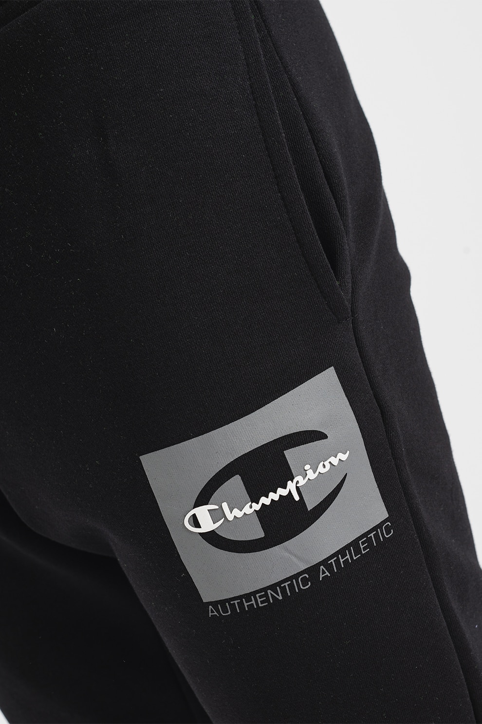 Champion, Спортен панталон Classic Label с лого, Черен, 2XL - eMAG.bg