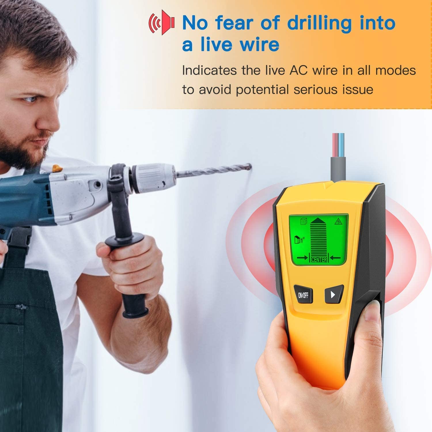 Professional Digital Locator, 3 in 1 Multifunctional Stud Detector Wall ...
