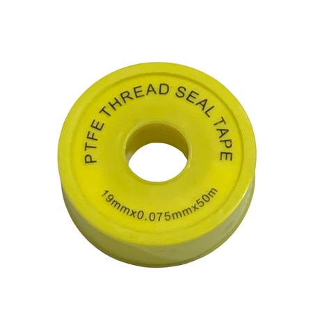 Banda teflon pentru gaz 100% PTFE, 19 mm x 0.75 mm x 50 m - eMAG.ro