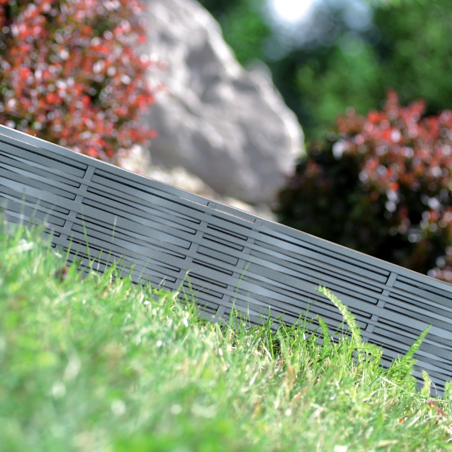 Gard de gradina, Prosperplast, Plastic, 18.5cmx3.9m, 5 piese, Gri - eMAG.ro