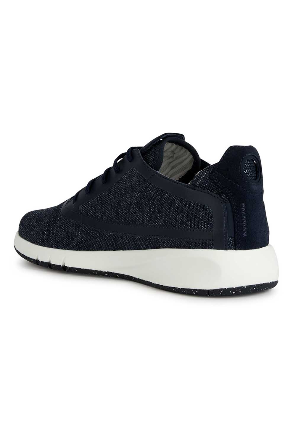 Geox, Pantofi sport cu garnituri de piele intoarsa - eMAG.ro