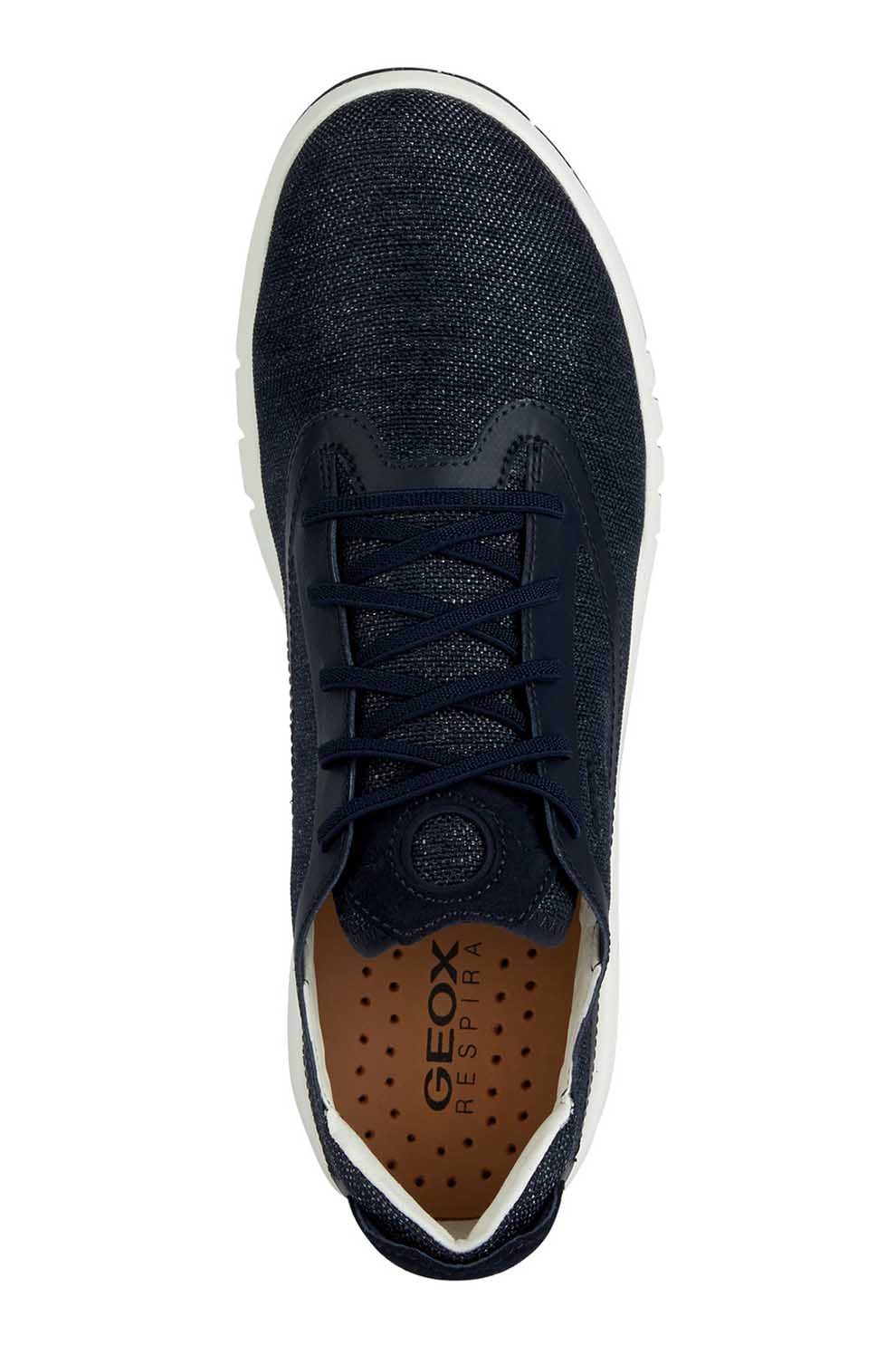 Geox, Pantofi sport cu garnituri de piele intoarsa - eMAG.ro